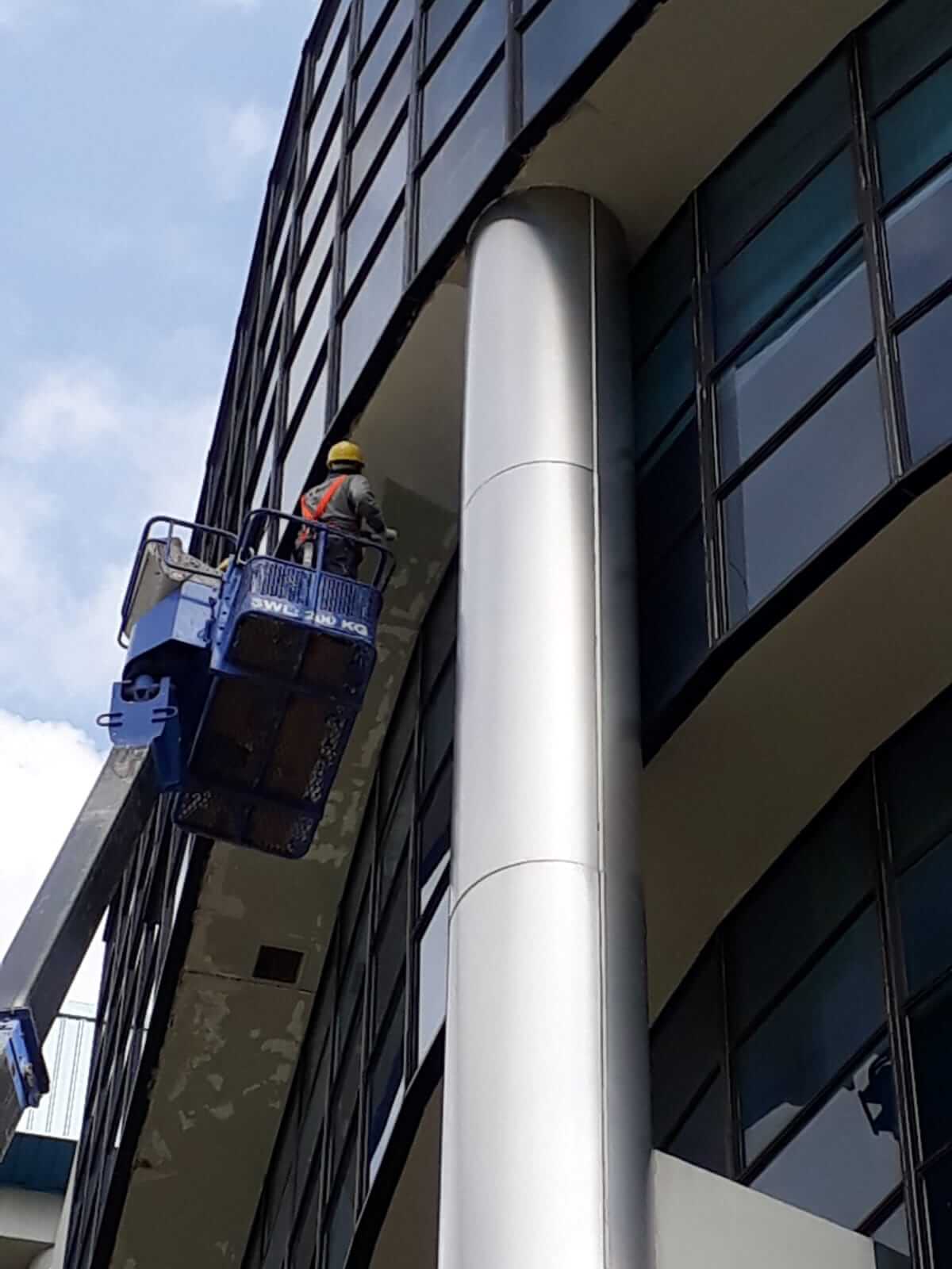 Facade Wall Cleaning Service - Eternity Waterproofing